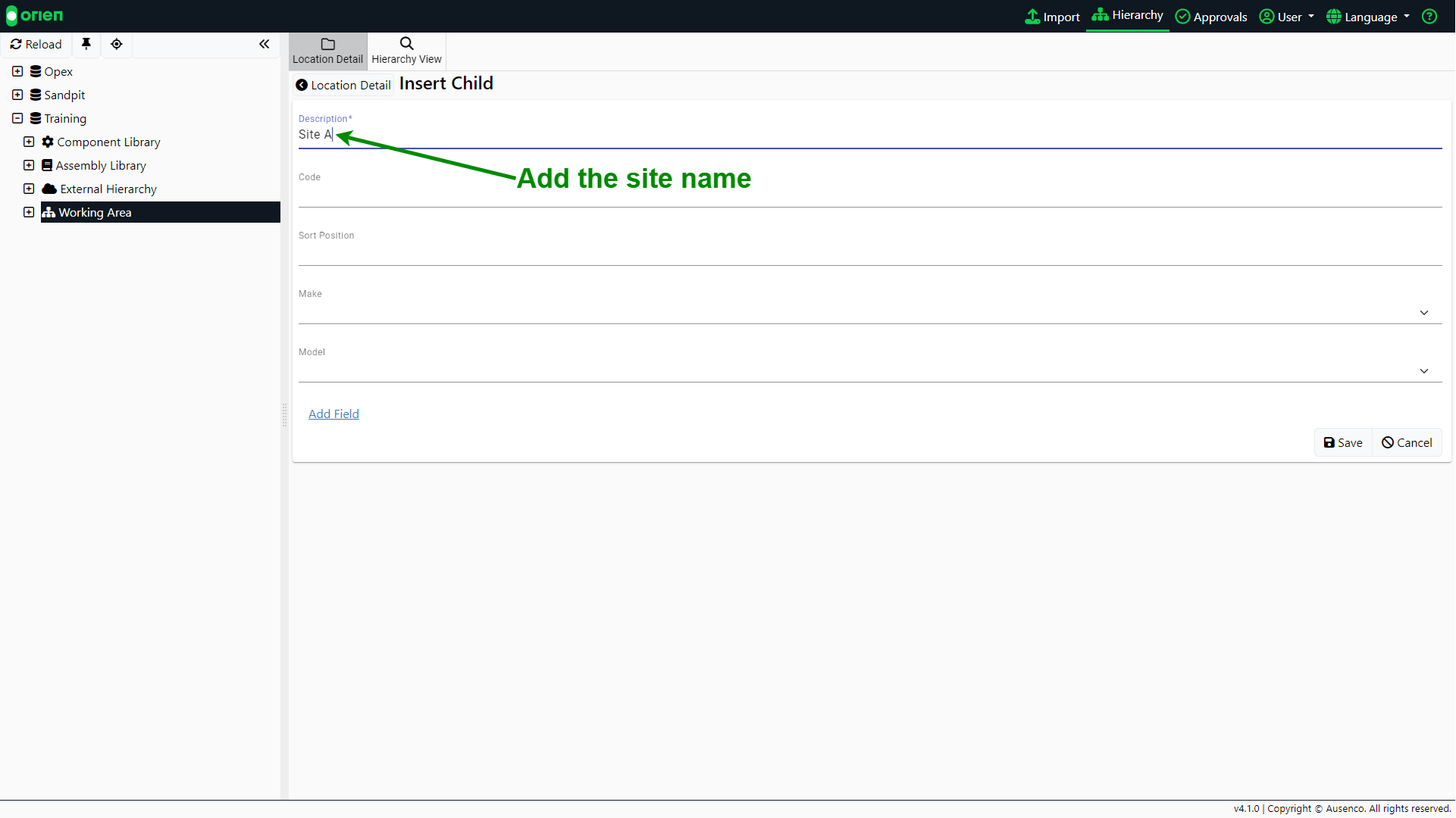 Understanding the Hierarchy – Orien Help Centre