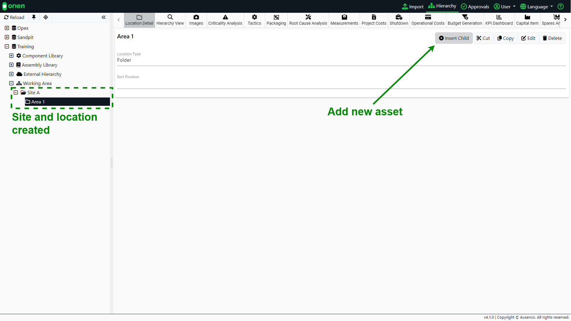 Understanding the Hierarchy – Orien Help Centre