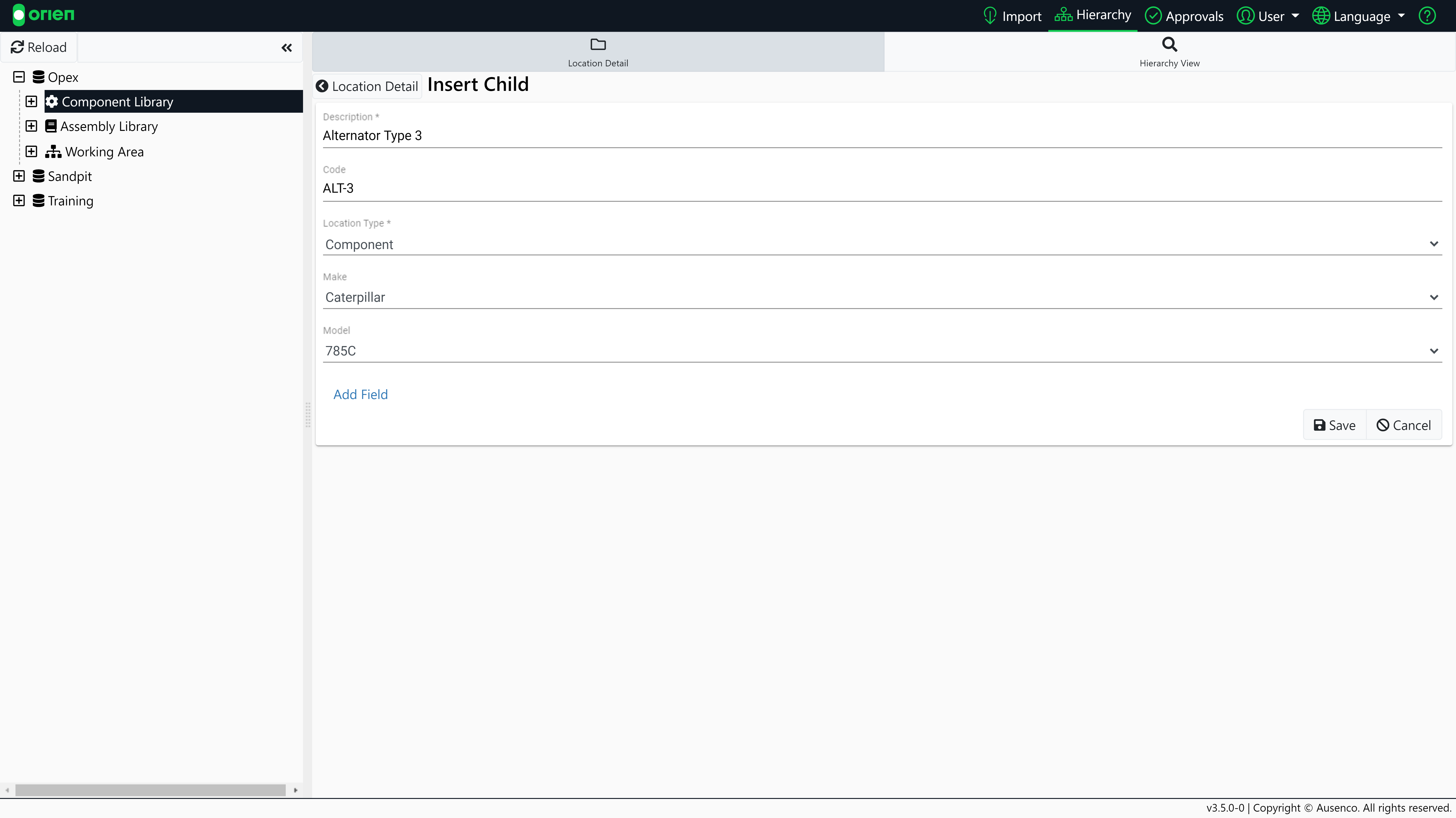 Components – Orien Help Centre