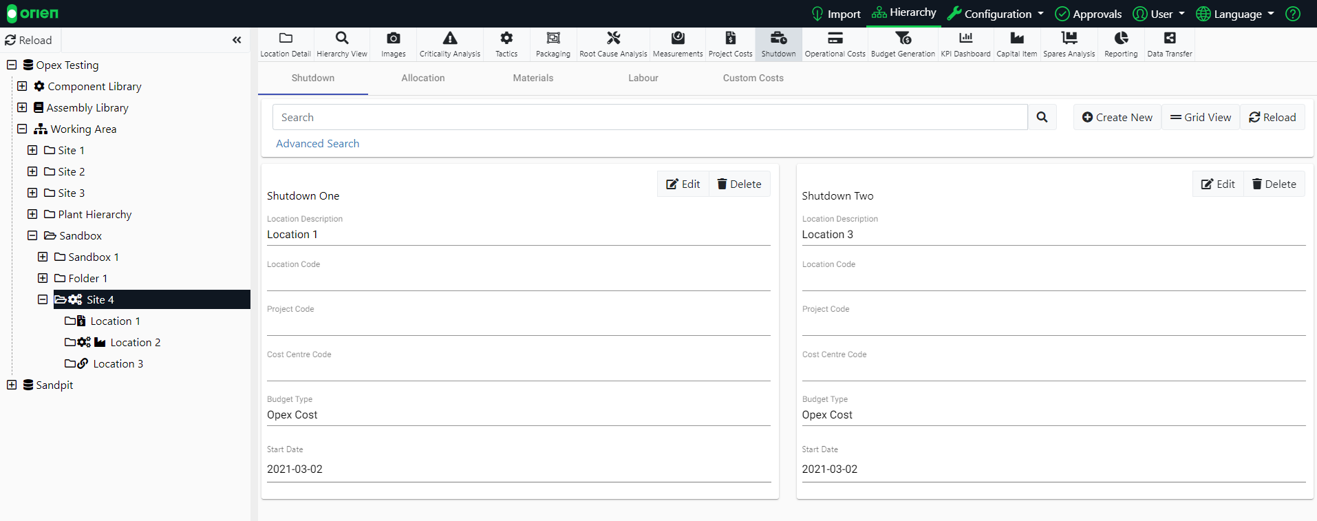 Shutdown Module – Orien Help Centre